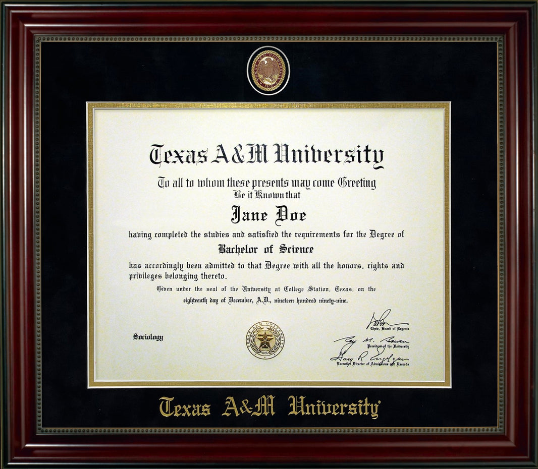 Texas A&M Diploma Frames – TXAG Store